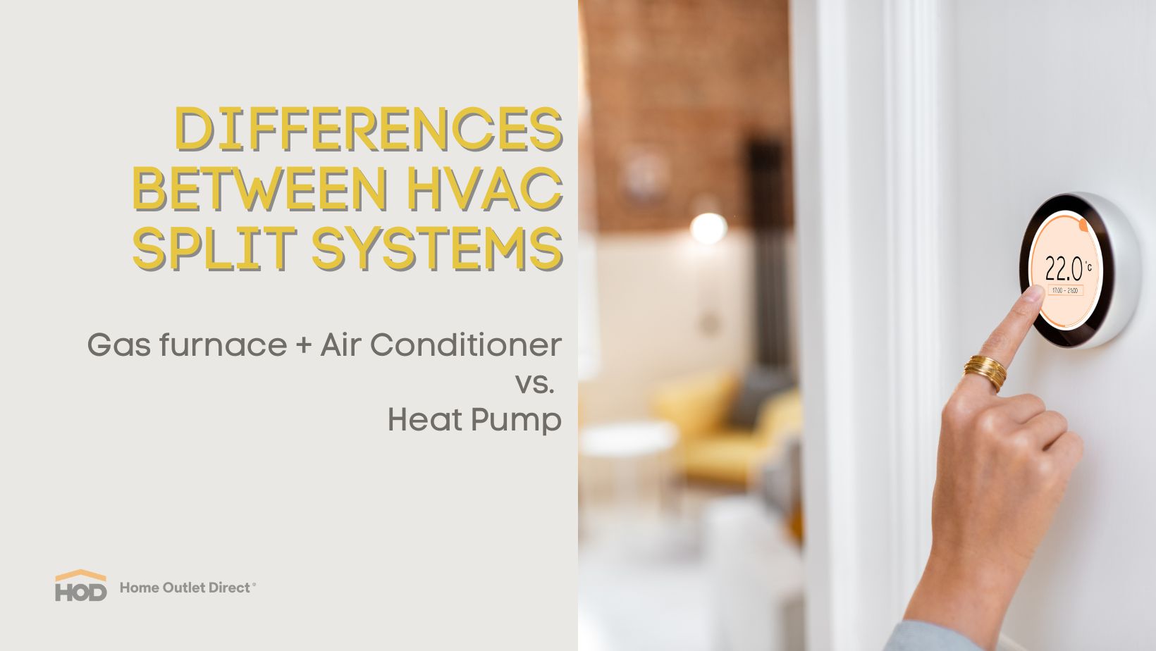 What is the Difference between HVAC Split Systems: Gas Furnace & AC vs
