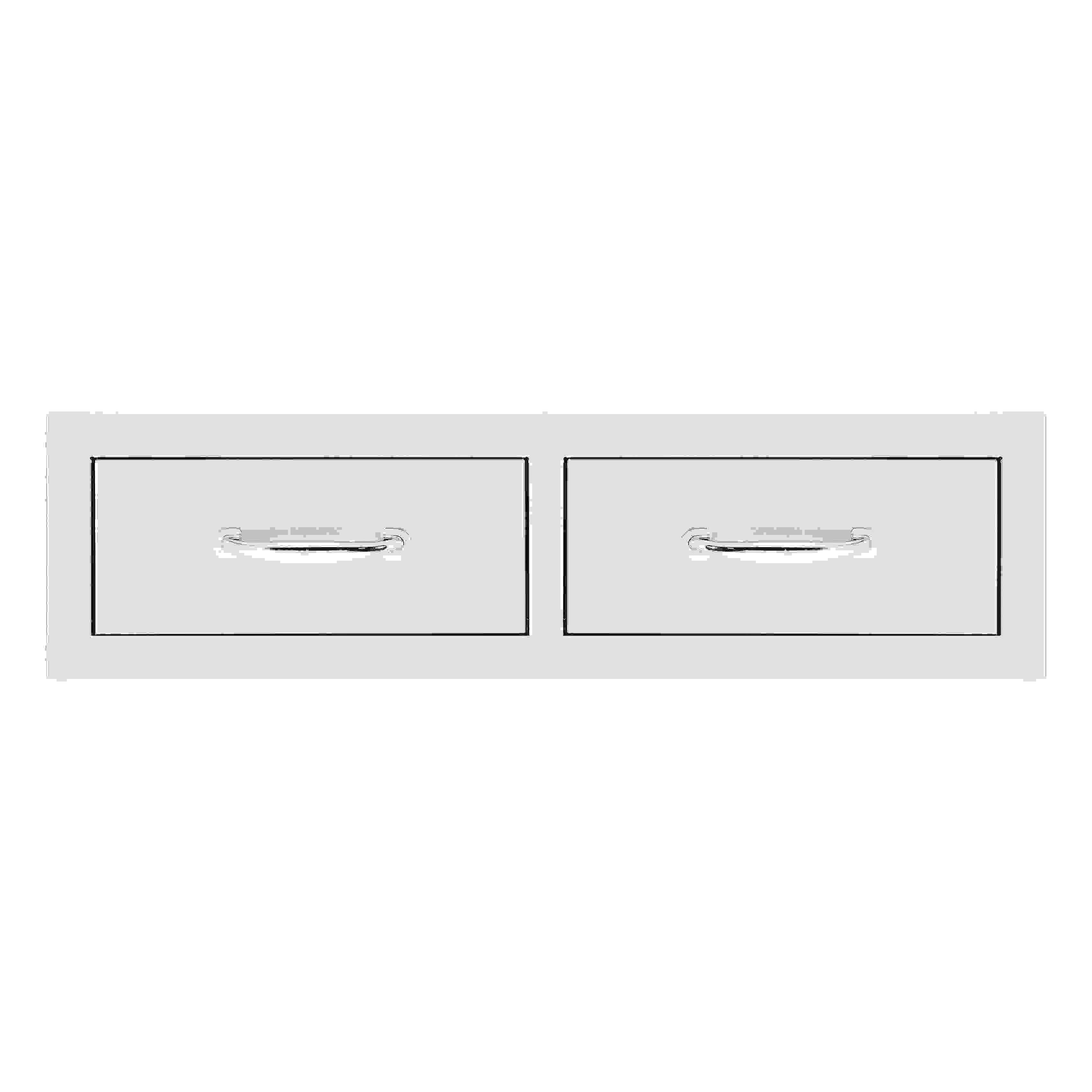TrueFlame 32-Inch Double Horizontal Drawer (TF-DR2-32H-A)