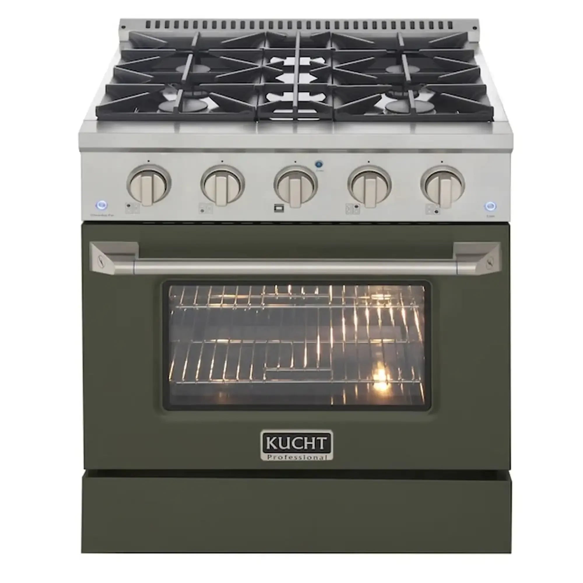 Kucht 30-Inch Pro-Style Dual Fuel Range in Propane Gas with 4.2 cu. ft
