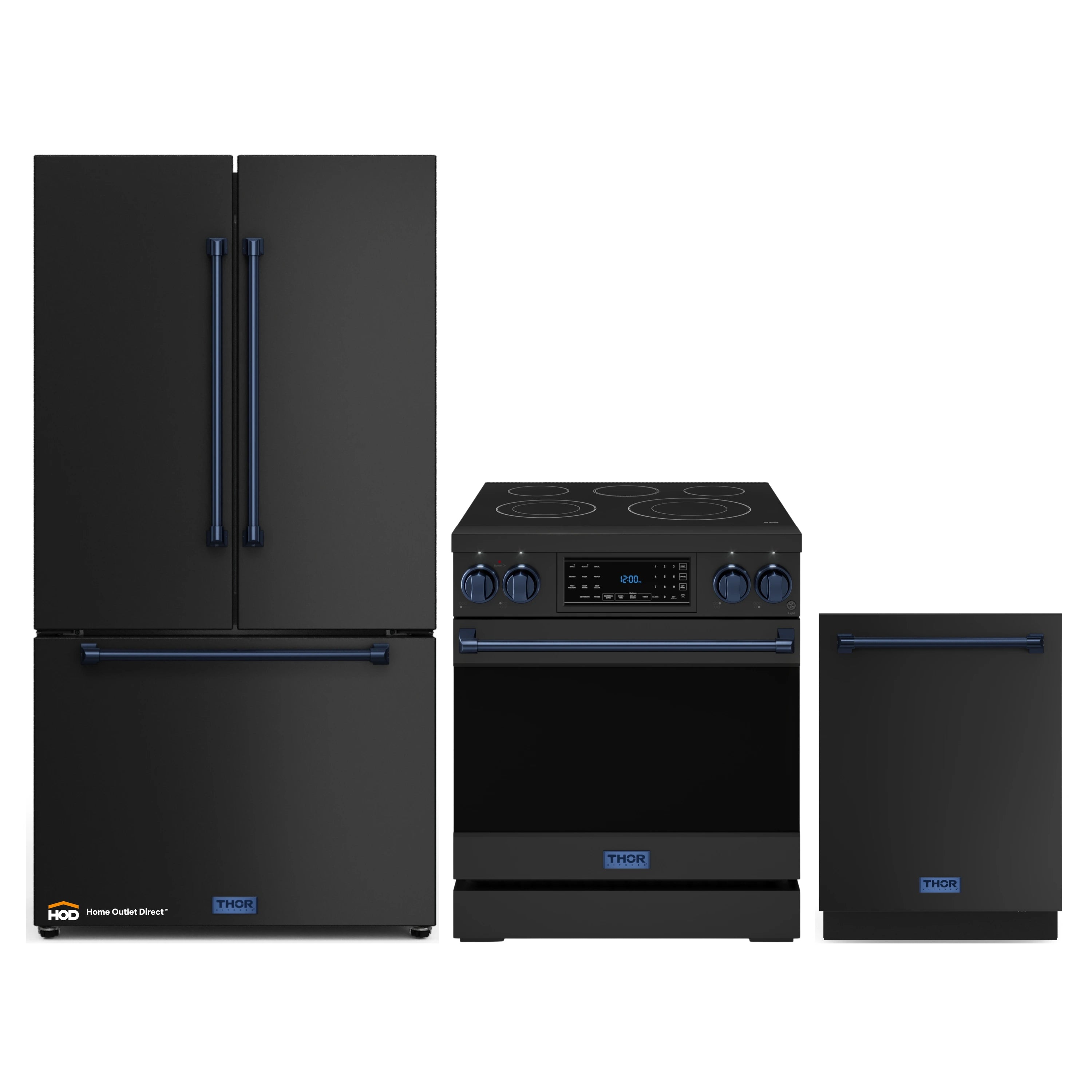 Thor Kitchen Gordon Ramsay 3-Piece Appliance Package - 30-Inch Electri