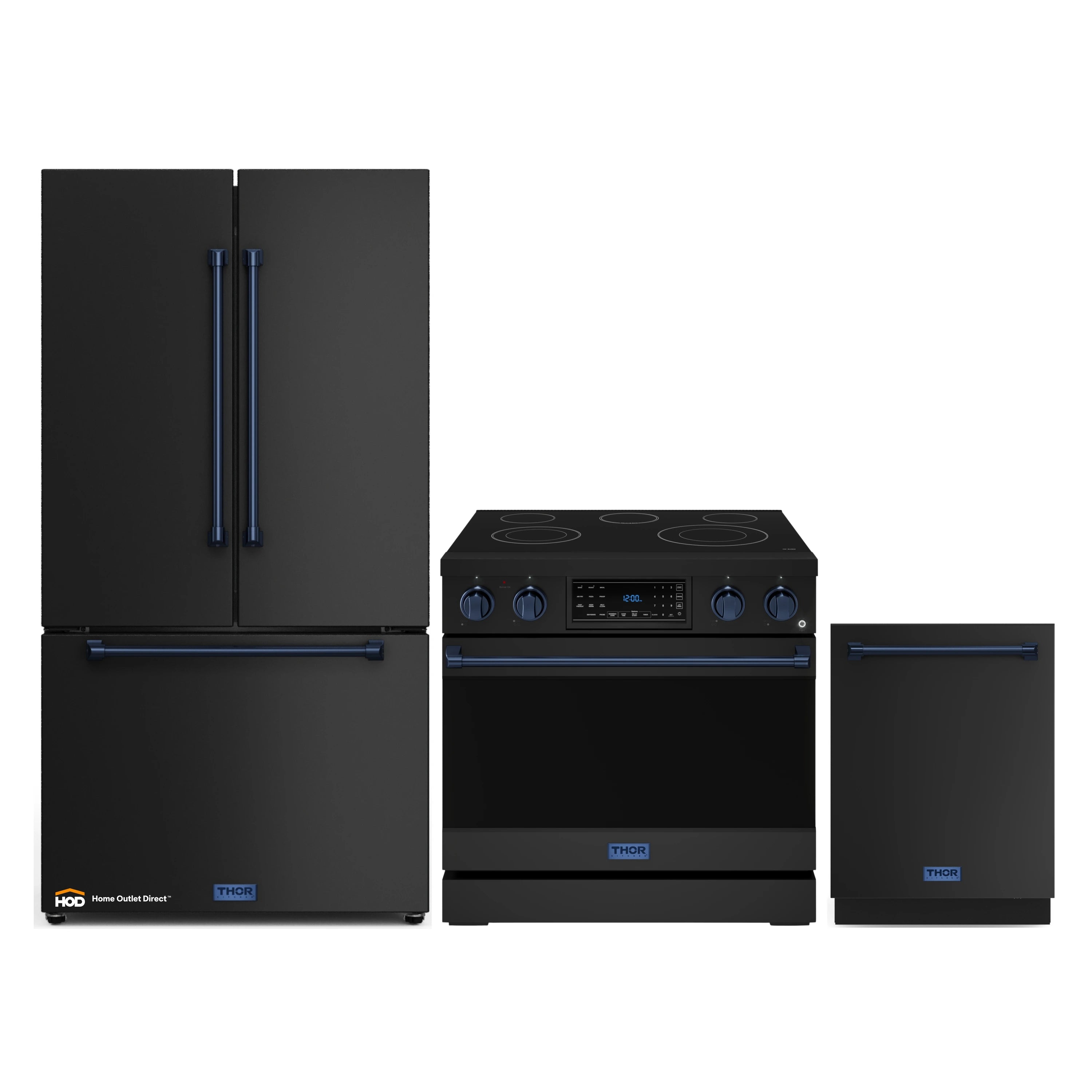 Gordon Ramsay by Thor Kitchen 3-Piece Appliance Package - 36-Inch Elec