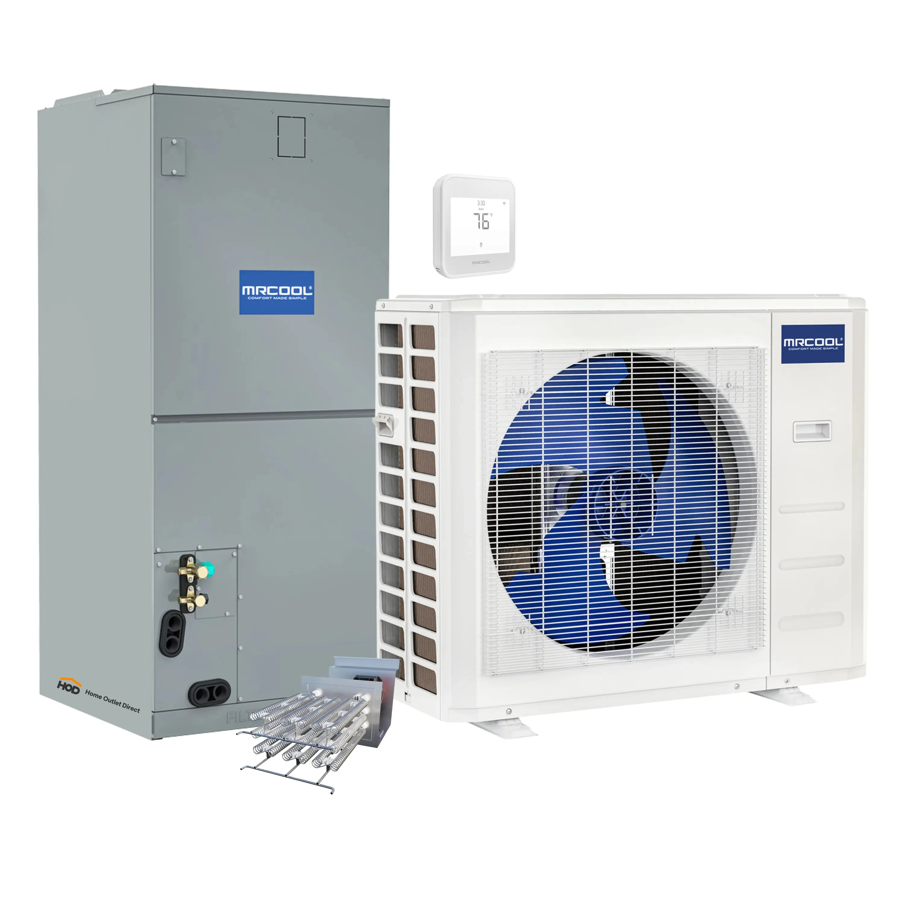 MRCOOL Hyper Heat 2nd Gen 24K BTU, 2 Ton, 18.3 SEER2 Heat Pump Condens