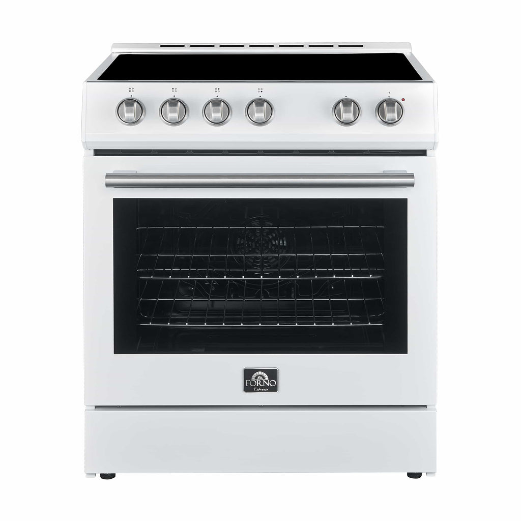 Forno 2-Piece Appliance Package - 30-Inch Electric Range and 36-Inch S