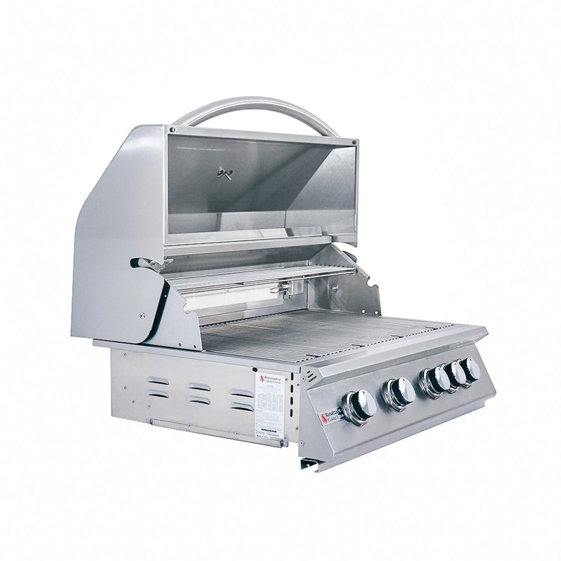 Renaissance Premier 32-Inch Propane Gas Grill w/ Blue LED & Rear Burne