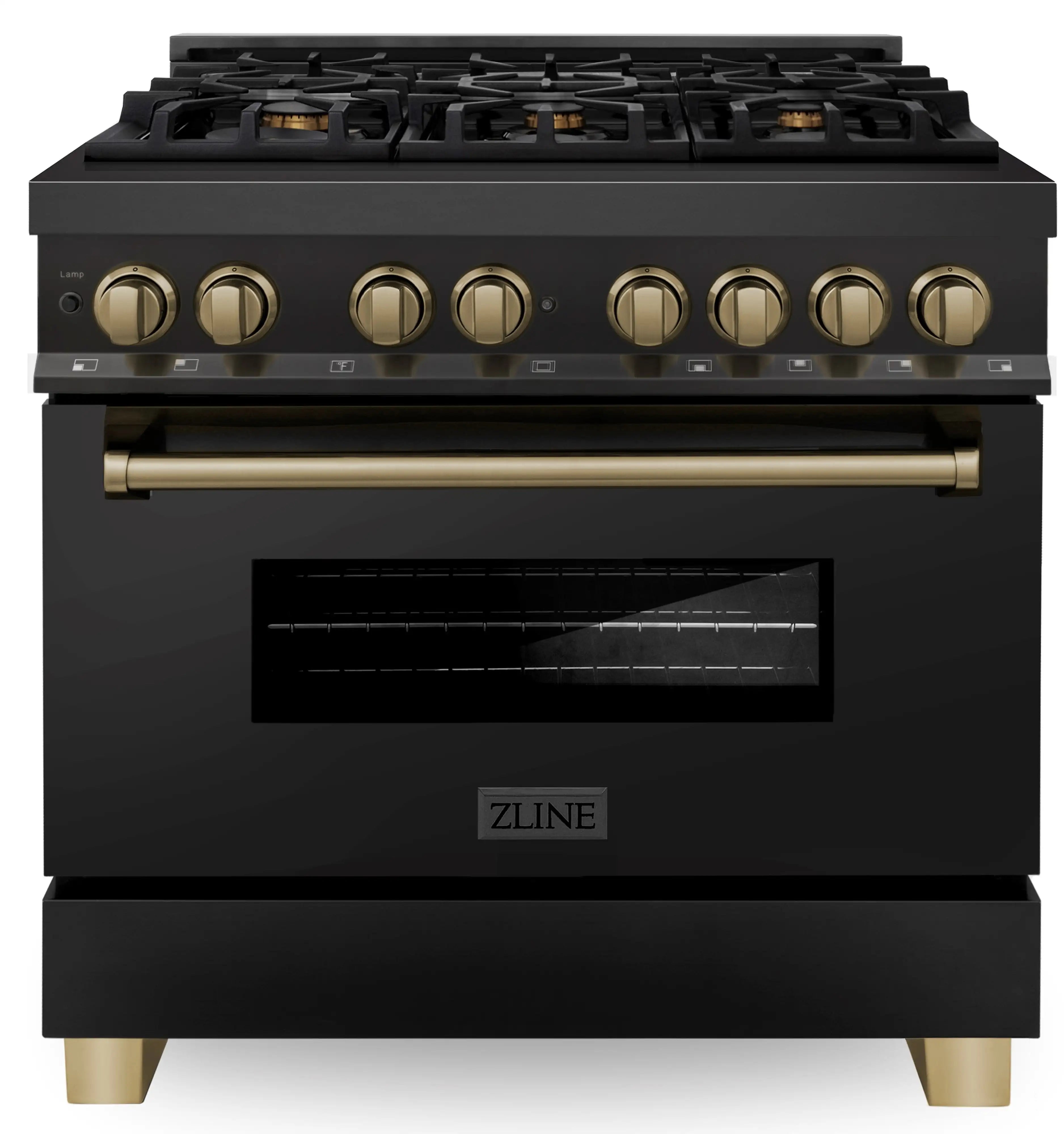 ZLINE 36" Autograph Dual Fuel Range (RABZ-36-CB) I HOD