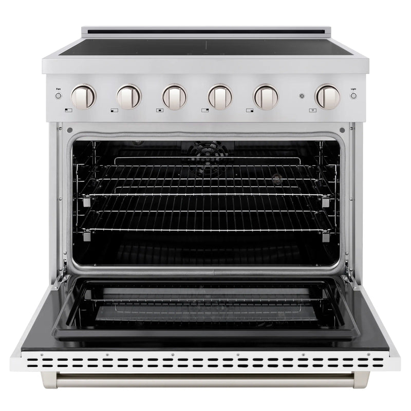 ZLINE 36-Inch 5.2 cu. ft. Paramount Induction Range with 5 Element Coo