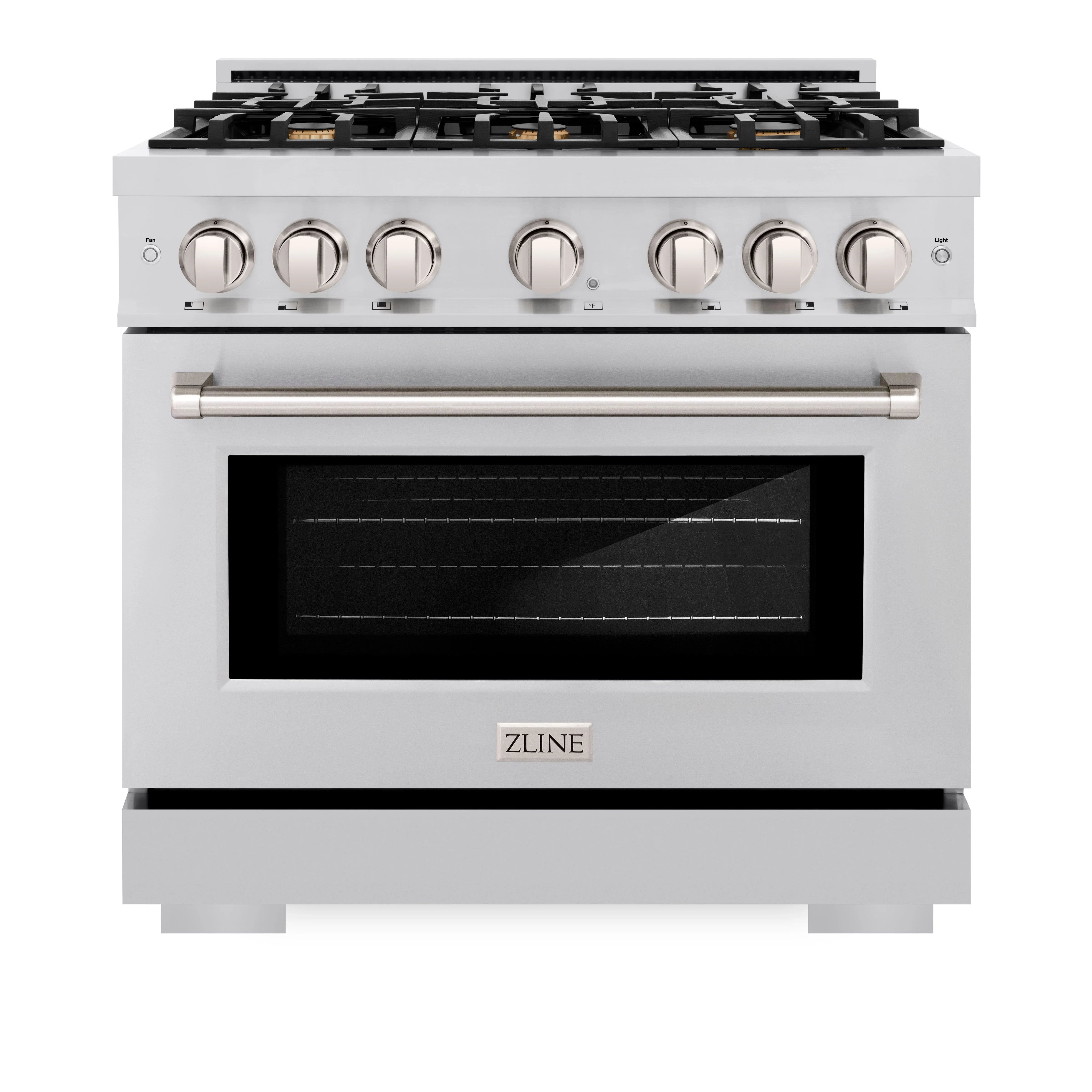 ZLINE 36-Inch Select Series Dual Fuel Range with 6 Gas Burner Cooktop