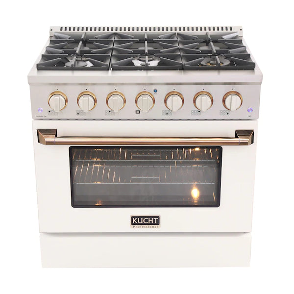 36 white gas range store