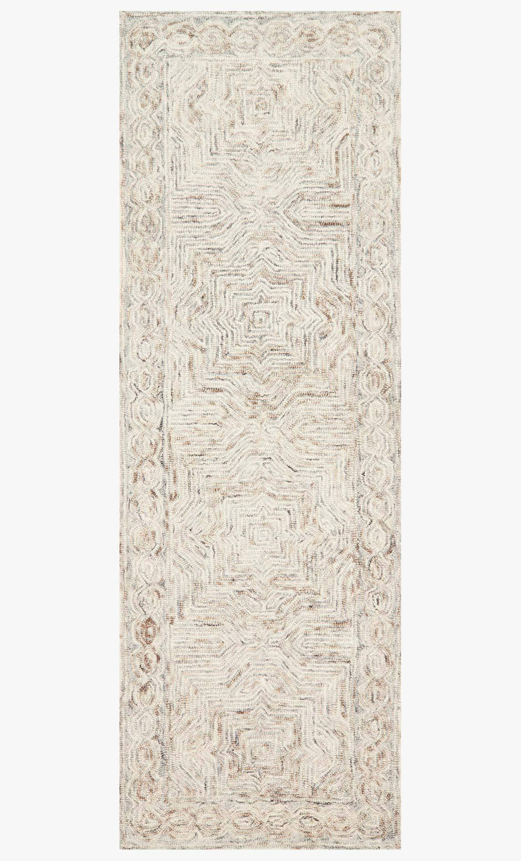 Loloi II Ziva Collection - Contemporary Hand Tufted Rug in Neutral (ZV