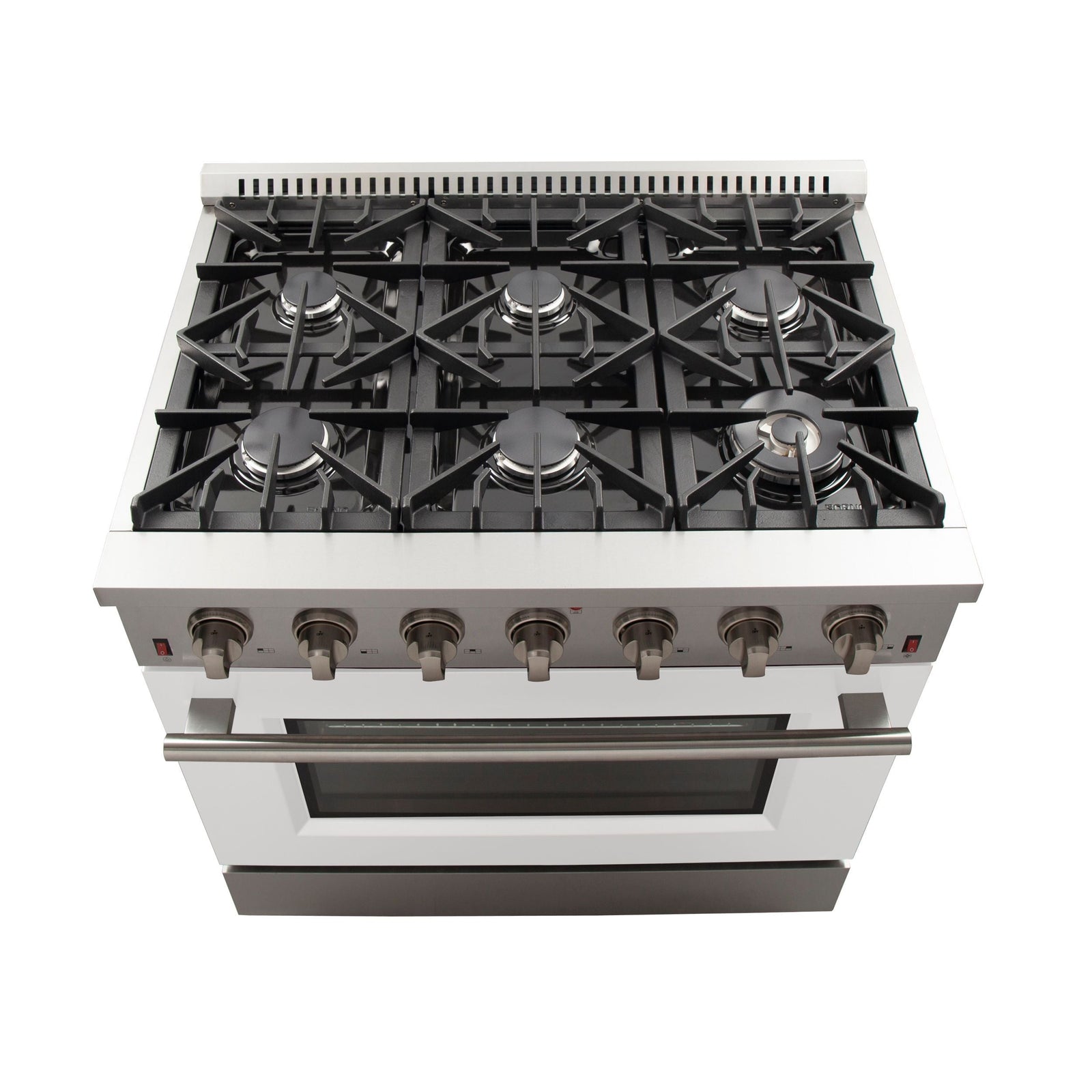 Forno 36" Gas Range w/ 6 Gas Burners (FFSGS6244-36WHT)
