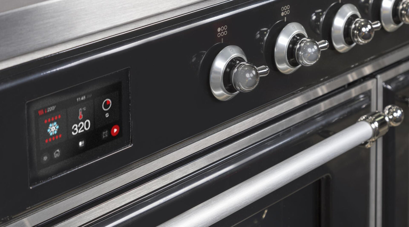 ILVE 40" Induction Range in Glossy Black (UMDI10NS3BKC)