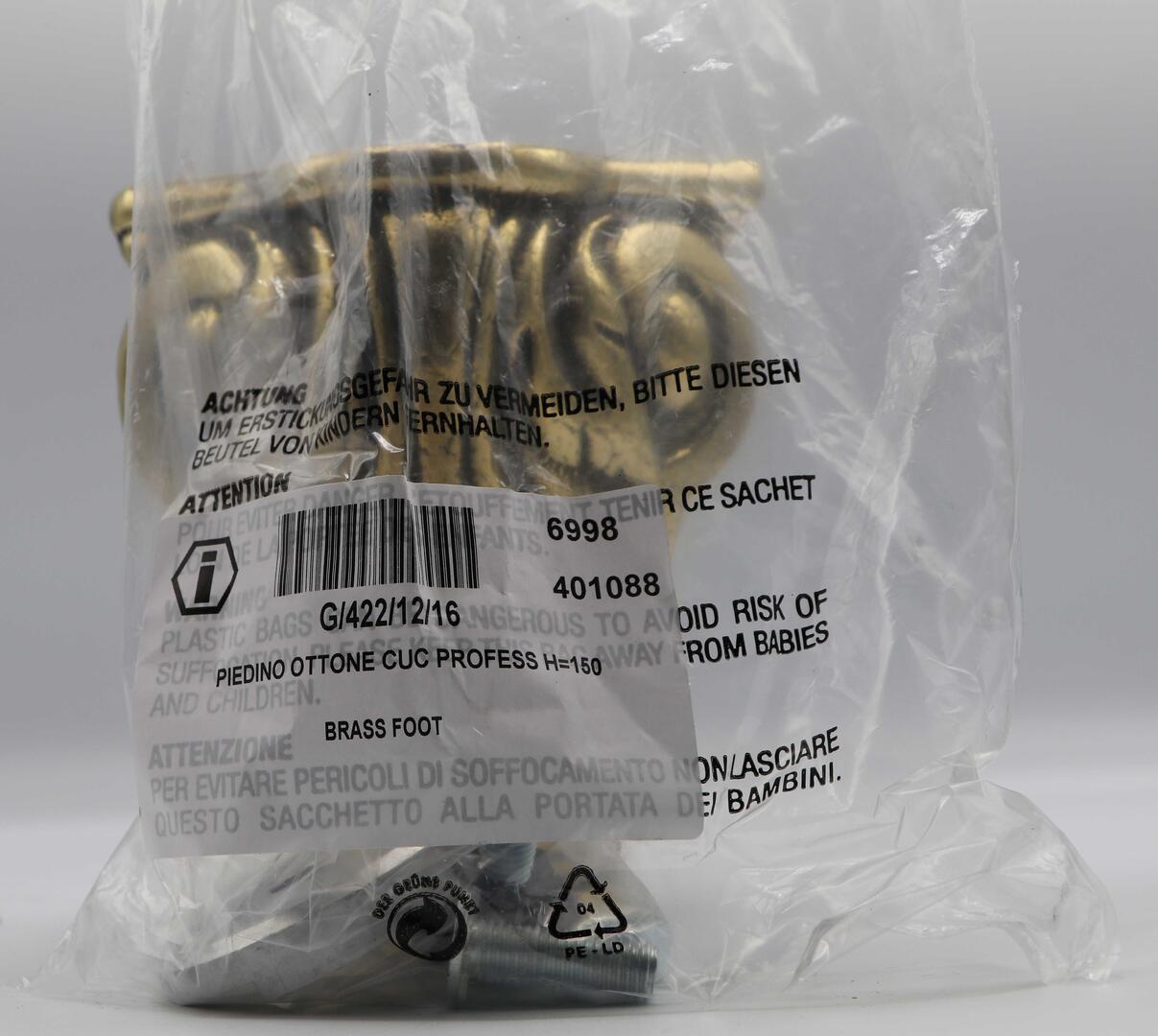 ILVE Decorative Brass Scroll Foot (G4221216) I HOD