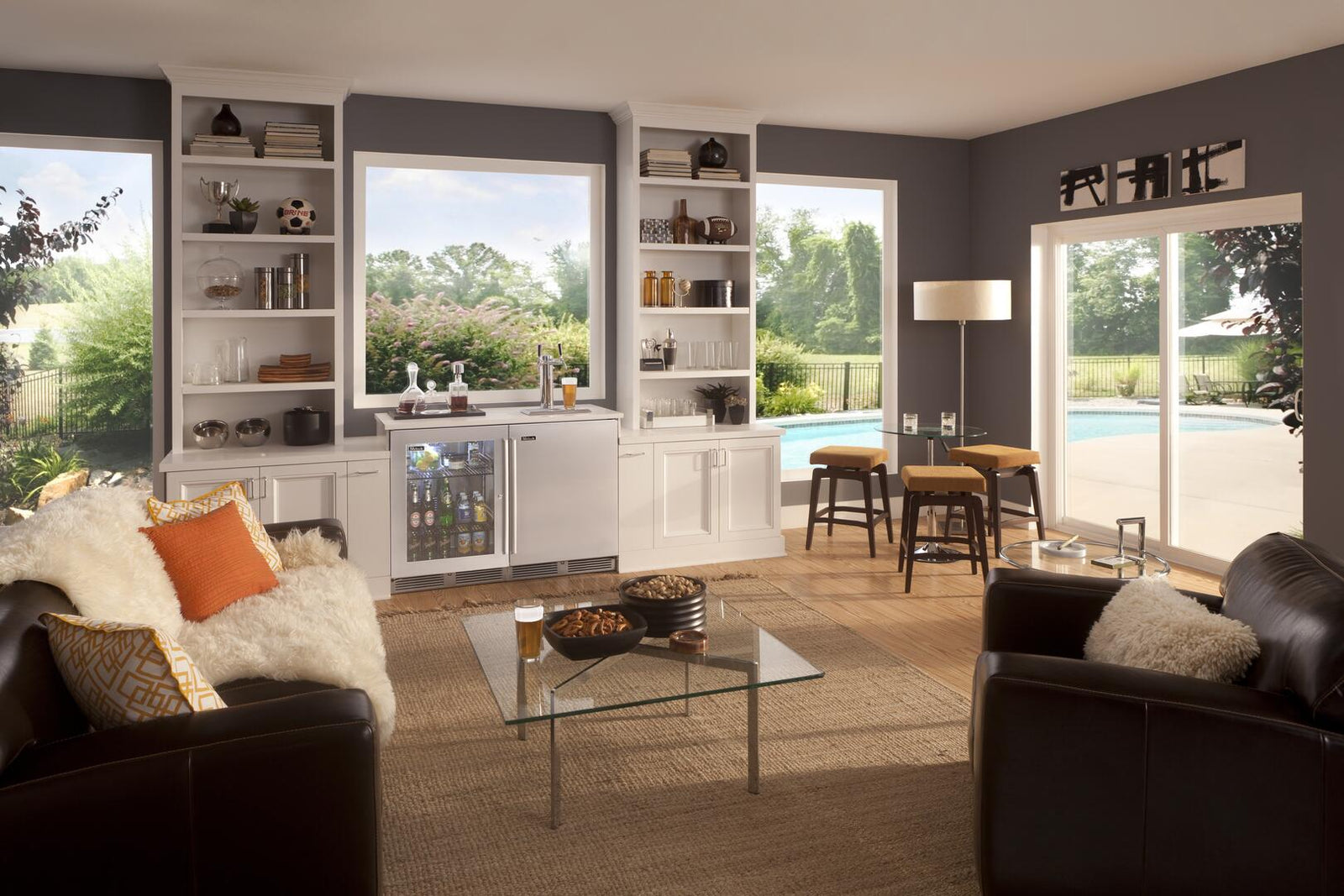 Perlick 24-Inch Built-In Counter Depth Compact Refrigerator with 5.2 c