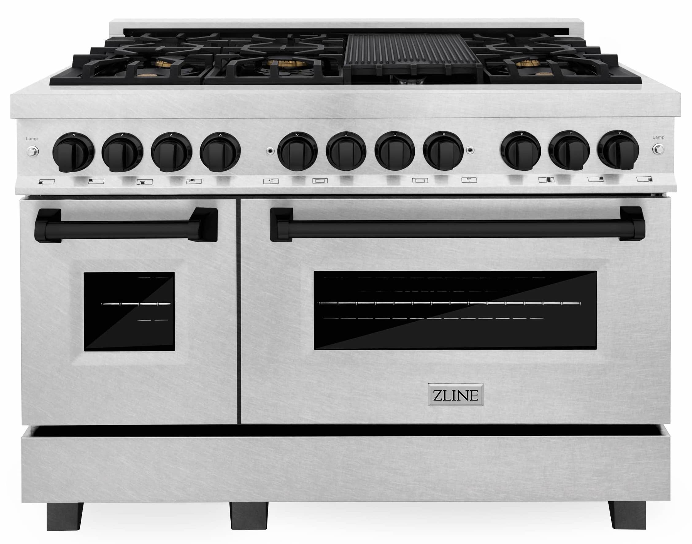 ZLINE 48" Autograph Dual Fuel Range (RASZ-SN-48-MB)