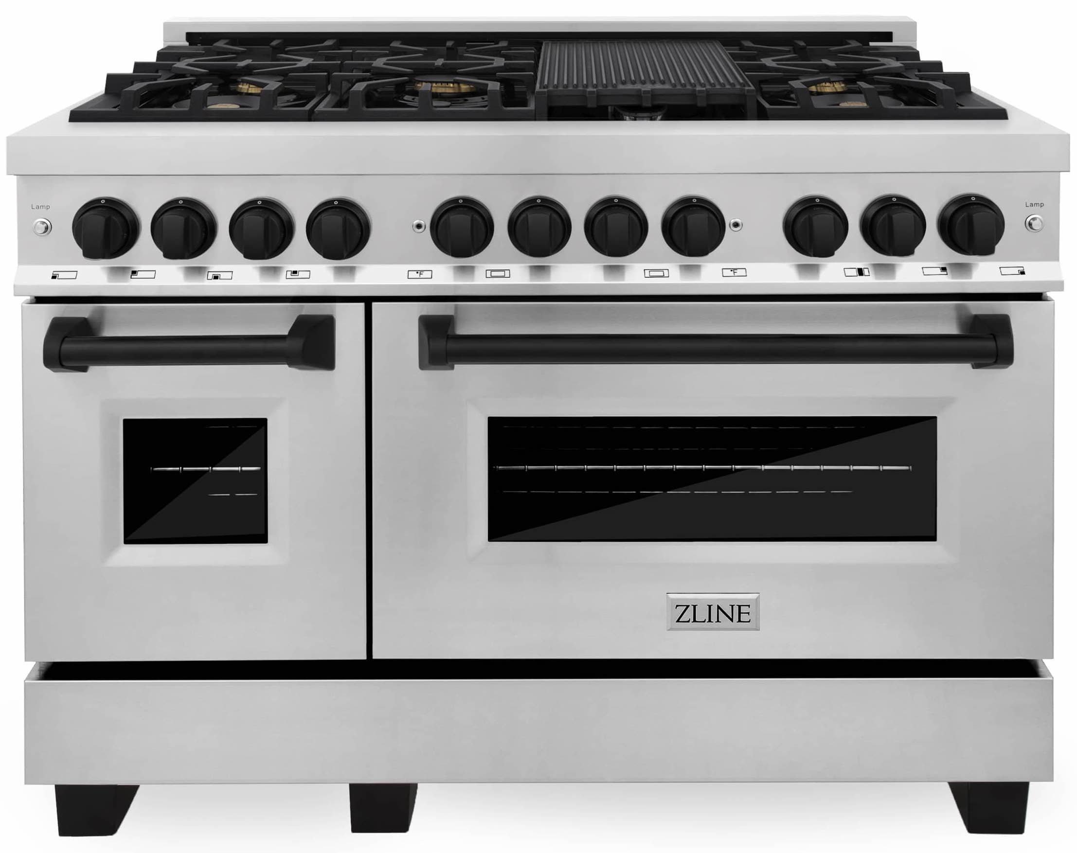 ZLINE 48" Autograph Dual Fuel Range (RAZ-48-MB) I HOD