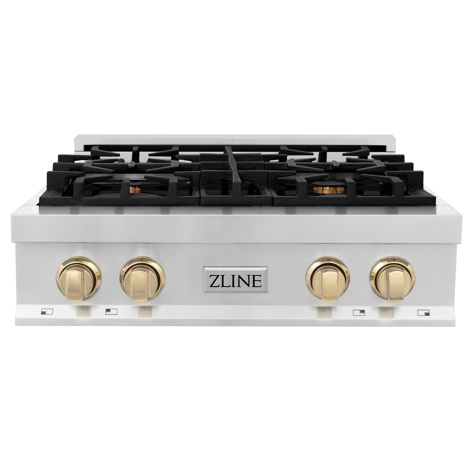 ZLINE 30" Autograph Rangetop w/ Gold Accents (RTZ-30-G)