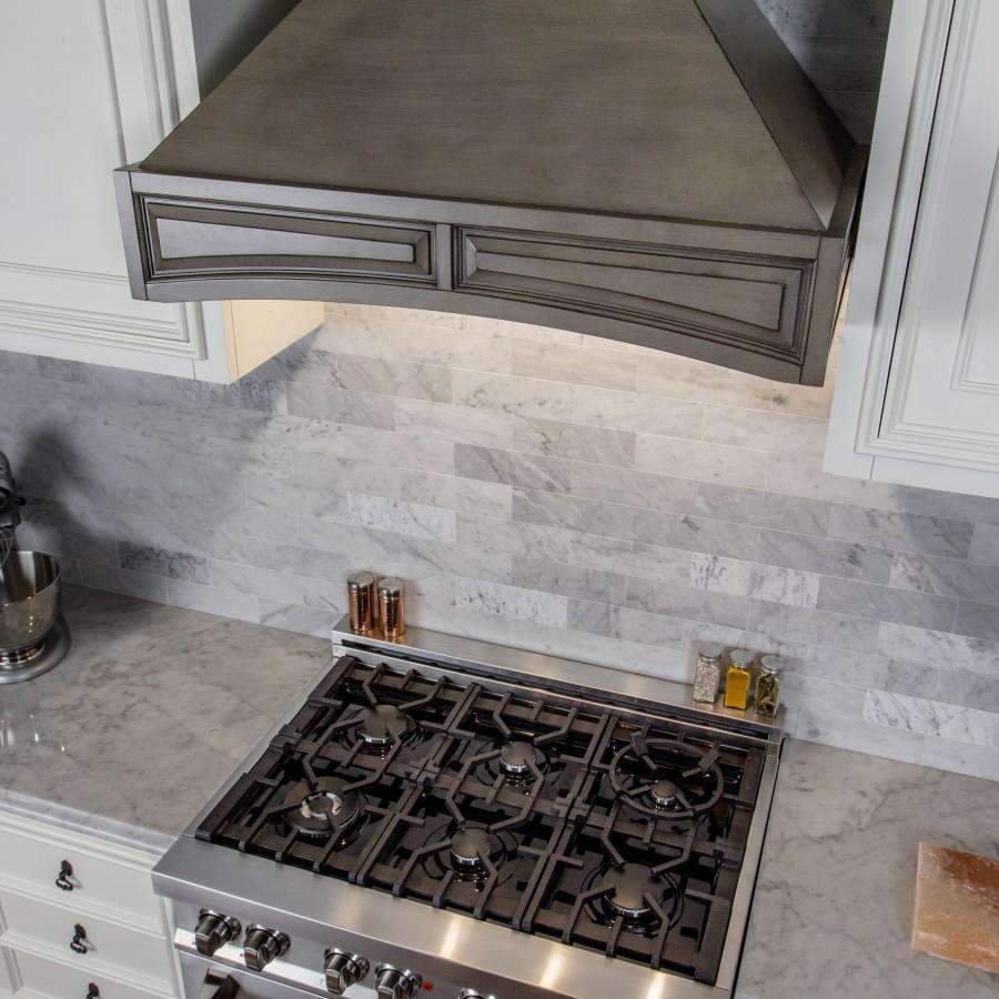 ZLINE 36-Inch Designer Wooden Wall Range Hood with Crown Molding and 7