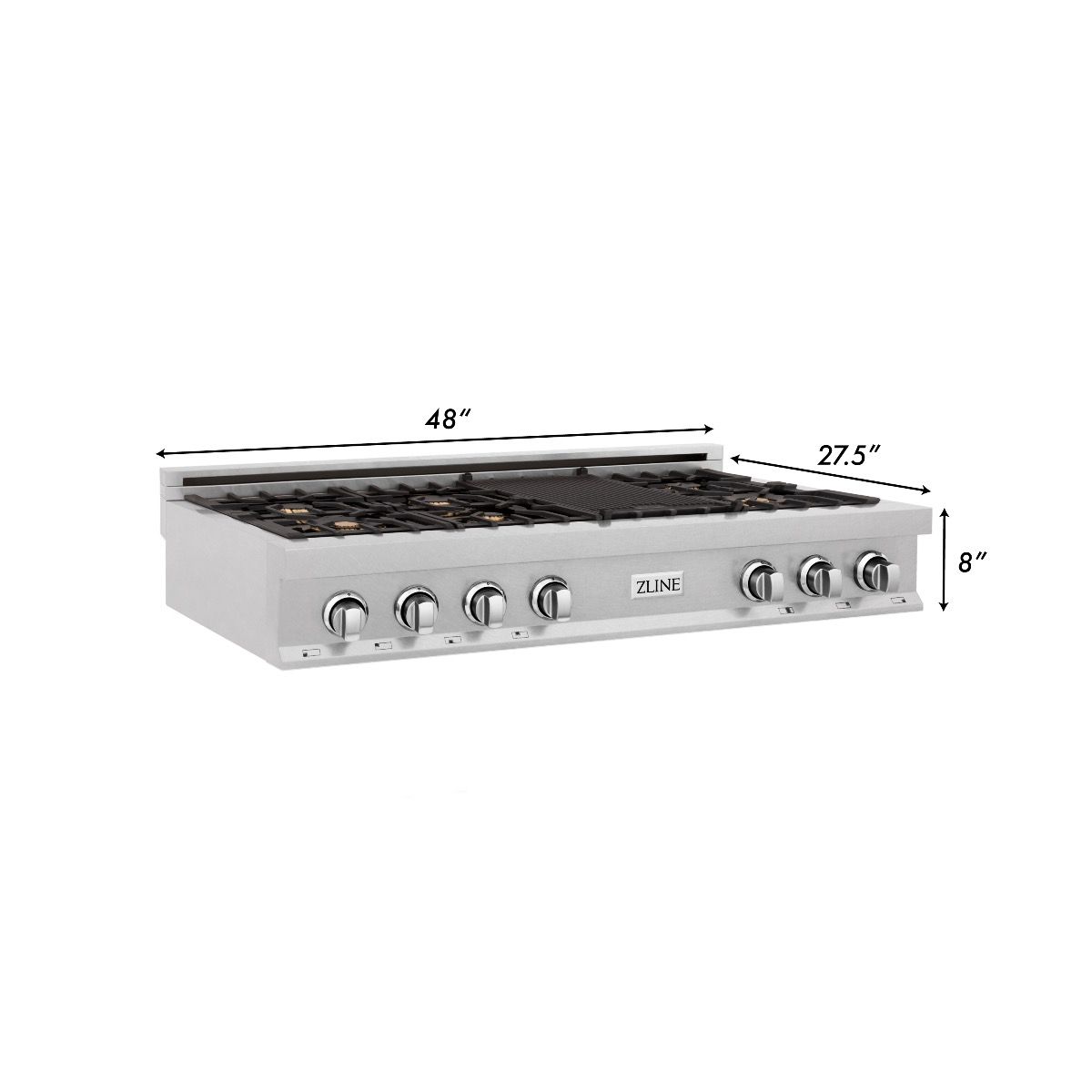 ZLINE 48" Rangetop w/ 7 Gas Burners (RTS-BR-48) I HOD